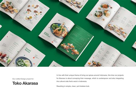 Toko Akarasa Menu Book Design On Behance