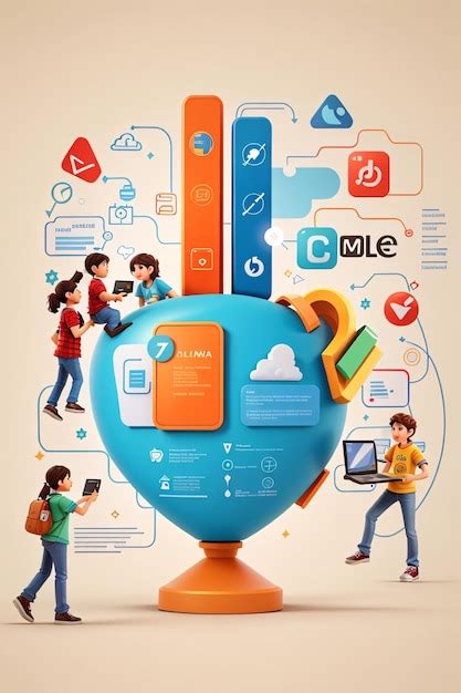 Premium Photo Coding It World Internet Day Illustration