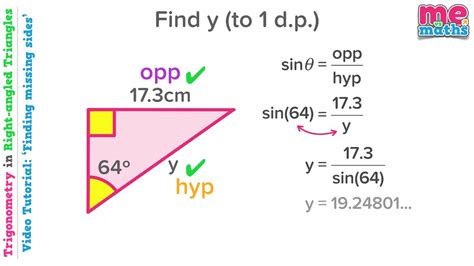 Trigonometry Finding Sides And Angles Worksheet