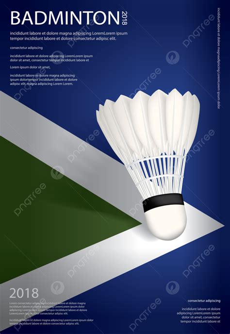 배드민턴 선수권 대회 포스터 벡터 일러스트 레이 션 템플릿 Psd 다운로드 디자인 자료 다운로드