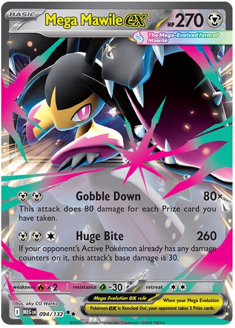 Mega Mawile Ex Mega Evolution 94 Pokemon Card
