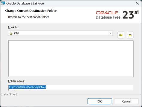 Oracle Database Freeのインストール