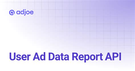 user ad data report api monetize with playtime