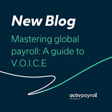 How To Master Global Payroll With Our Voice Approach Activpayroll Posted On The Topic Linkedin