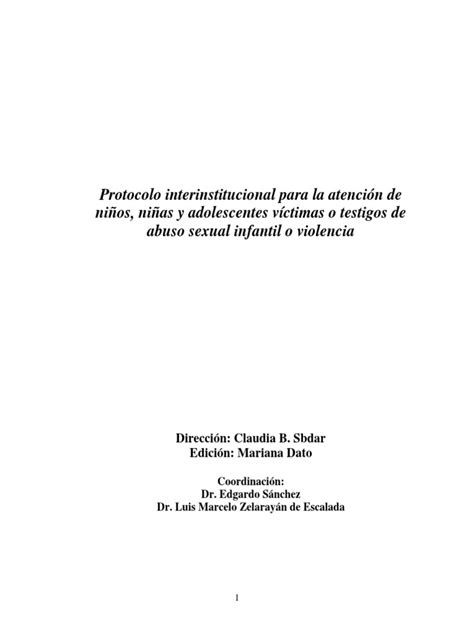 Protocolo Abuso Sex Inf Tucuman Pdf Hospital Policía Protocolo Abuso Sex Inf Tucuman Pdf Hospital Policía
