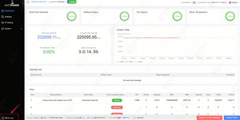 instruction for downloading current log bitmain support