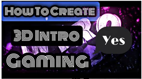 How To Create D Intro For Minutes Just No Fake YouTube