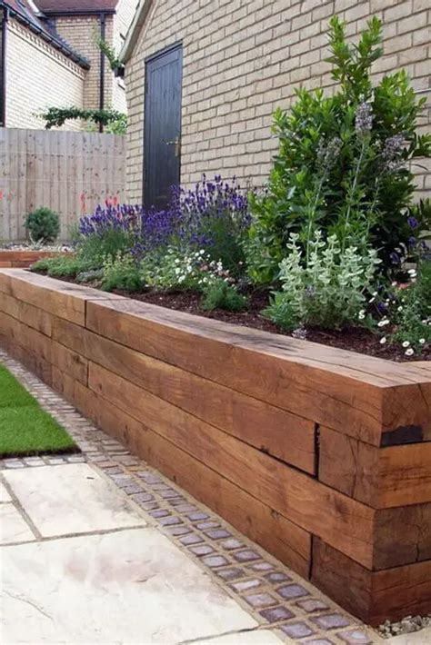42 Wood Edging Ideas For Garden Beds Digsdigs