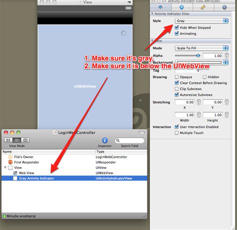 Iphone Uiactivityindicator Not Shown On Top Of Webview Stack Overflow