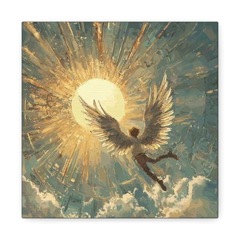 Too Close To The Sun Icarus Greek Mythology Whimsical Fantasy