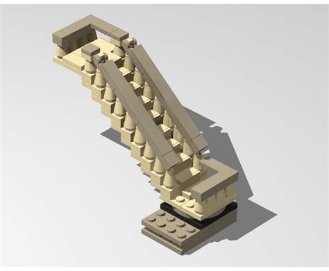 Lego Moc Modular Hogwarts Moving Staircase By Jgirden Rebrickable