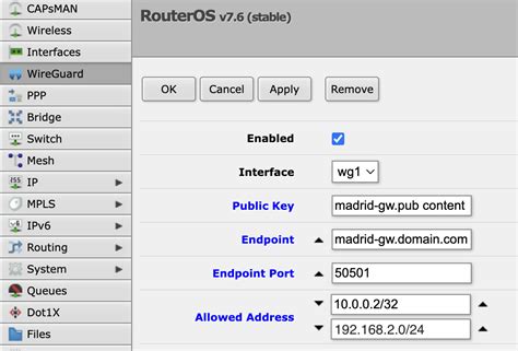 Creating A Site Site VPN With WireGuard