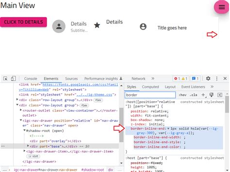 The Navigation Drawer Always Displays The End Border When Position Is Relative · Issue 661