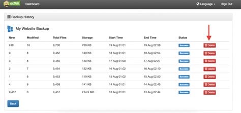 How Does The HostPapa Automated Website Backup Version History Work