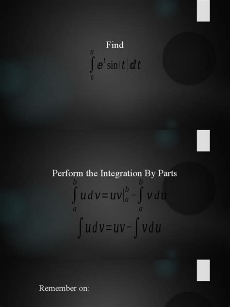 Integration By Parts Pdf Exponential Function Trigonometric Functions