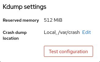 Chapter Installing And Configuring Kdump Red Hat Product Documentation