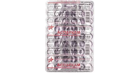 Аспаркам – інструкція, ціна в аптеках України, застосування