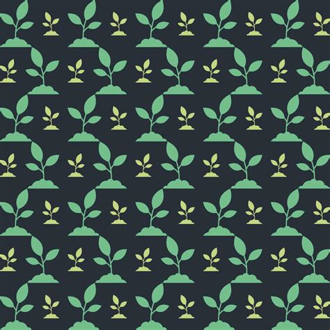 Plant Leaf Repeating Pattern Background Vector Illustration 35916522 Vector Art At Vecteezy