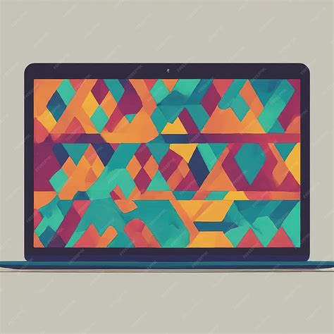 Premium Photo Colorful Background With Geometric Elements Vector Illustration