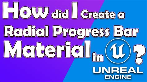 Ue5 Radial Progress Bar Material For Widget Animation Tutorial Youtube