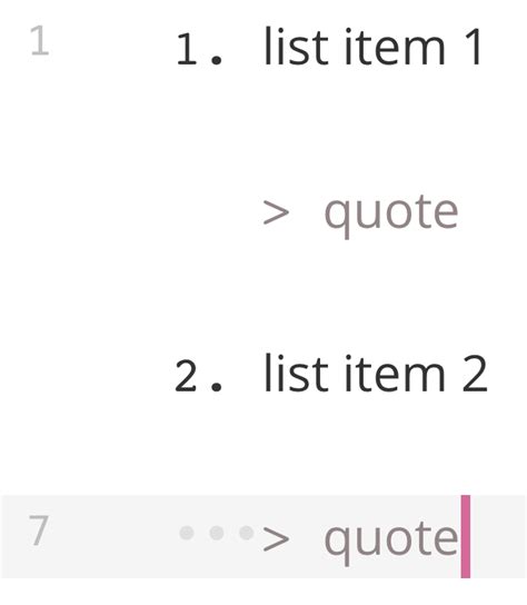Blockquote Inside List · Issue 4488 · Typoratypora Issues · Github
