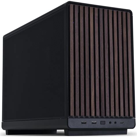 Lian Li A3 Matx Wood Edition Black Micro Form Factor Minimalistic