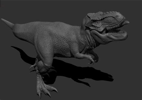 T Rex Tec Printing 3d Jurassic Park 3d Model 3d Printable Animated