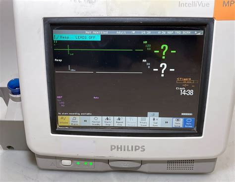 Phillips Intellivue Mp5 M8105a Patient Monitor Ecg Sp02 Nbp Ebay