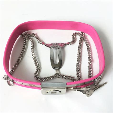 Invisible Chastity Belt For Women With Adjustable Waist And Lockable S