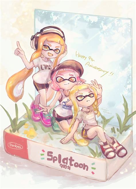 Inkling Player Character Inkling Girl Agent 3 Agent 4 And Agent 3 Splatoon And 3 More