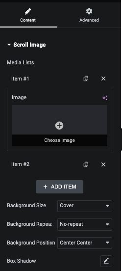 scroll image widget tutorial essential classy addons for elementor