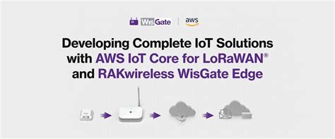 Iot Solutions With Aws Iot Core For Lorawan® And Rakwireless Wisgate Edge