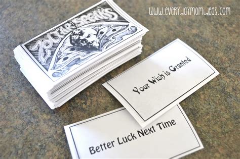 Zoltar Fortune Cards Printable