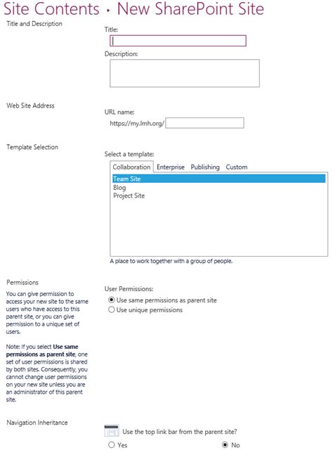 Creating A Subsite In Sharepoint Server Vs O365 Nate Chamberlain