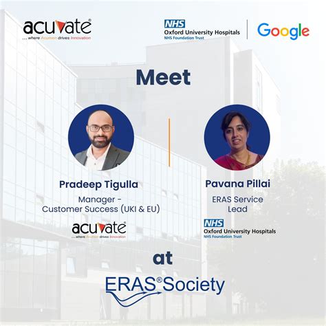 Acuvate On Linkedin Erasworldcongress Acuvate Nhs
