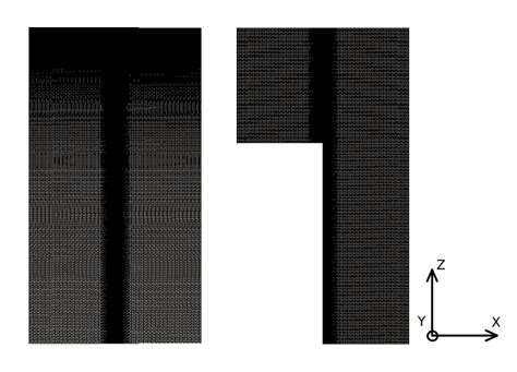 2 Cross Section Of The Meshes Showing The Domain Generated In Openf