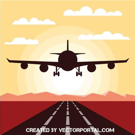 Airport Runway Clip Art
