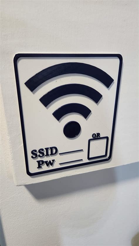 Wifi Nfc Tag Sign Qr By Banay Niv Download Free STL Model