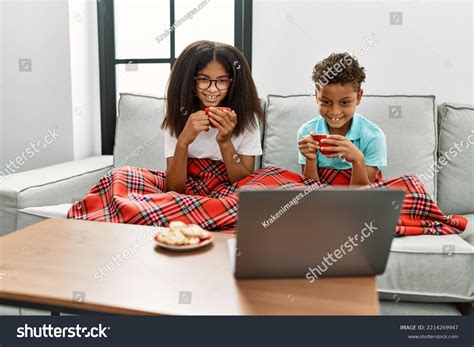 Brother Sister Having Coffee Home Images Stock Photos Vectors Shutterstock