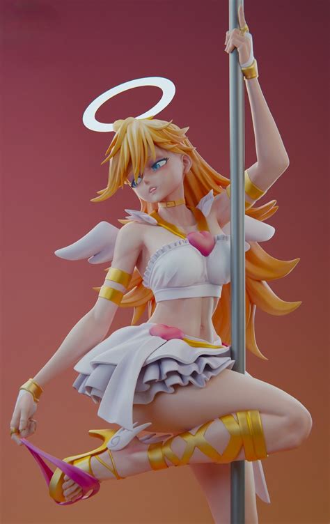 pole dancer stl file 3d printing digital stl file anime female charact