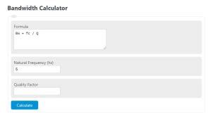 Bandwidth Calculator Calculator Academy