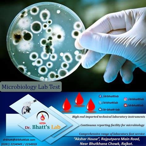 Dr Bhatts Lab Offers Comprehensive Microbiological Testing Including General Bacteriology