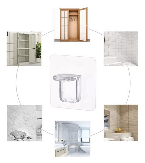 Soporte Adhesivo Para Estantes X 4 Piezas Opaa