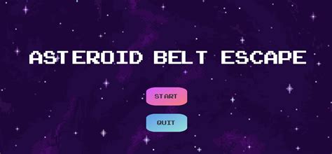 Asteroid Belt Escape By Loo Jian Er