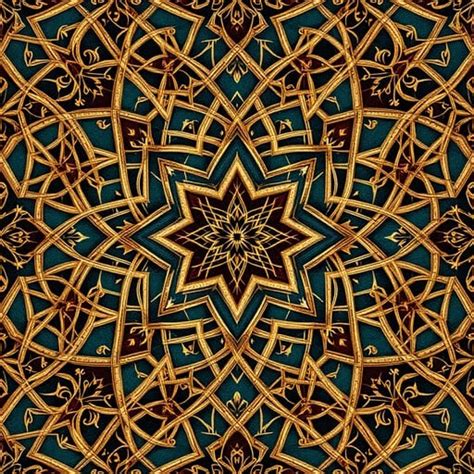 Free Islamic Geometric Artistry Image Islamic Geometric Pattern