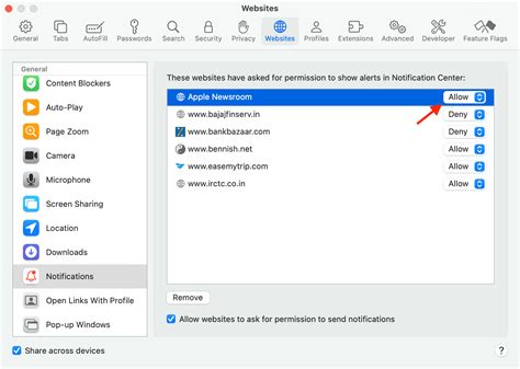 How To Manage All Web Browser Notifications On Your Mac