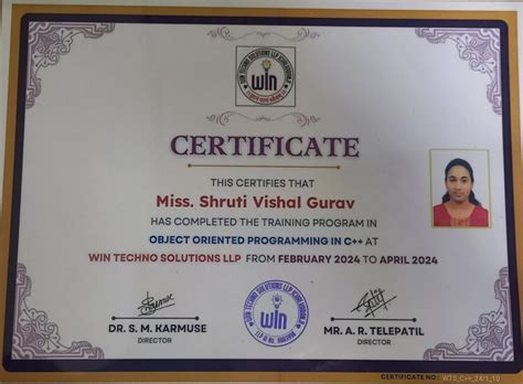 shruti gurav on linkedin cpp programming certification careerdevelopment