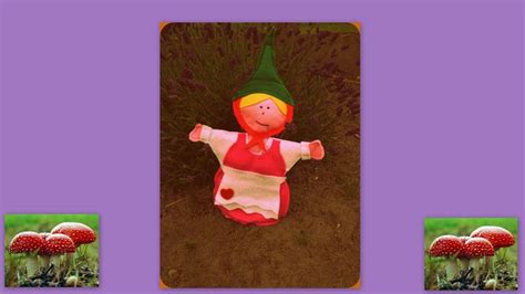 Kabouter Meisje Handpoppen Stoffen Speelgoed Zelfgemaakt