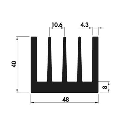 P48 40 Mecc Al Heat Sinks And Liquid Cooled Plates