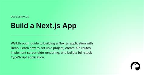 Build A Nextjs App